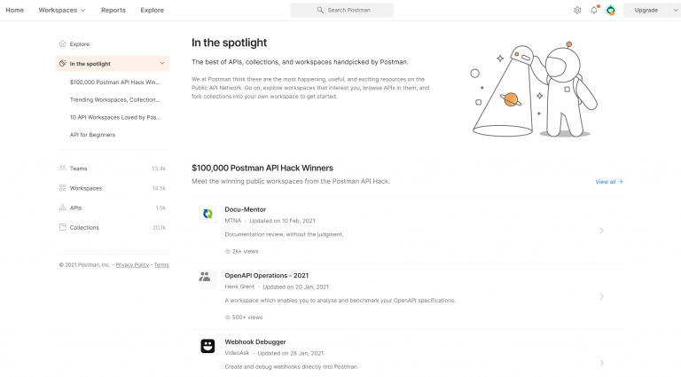 Introducing "In the Spotlight" on the Public API Network | Postman Blog