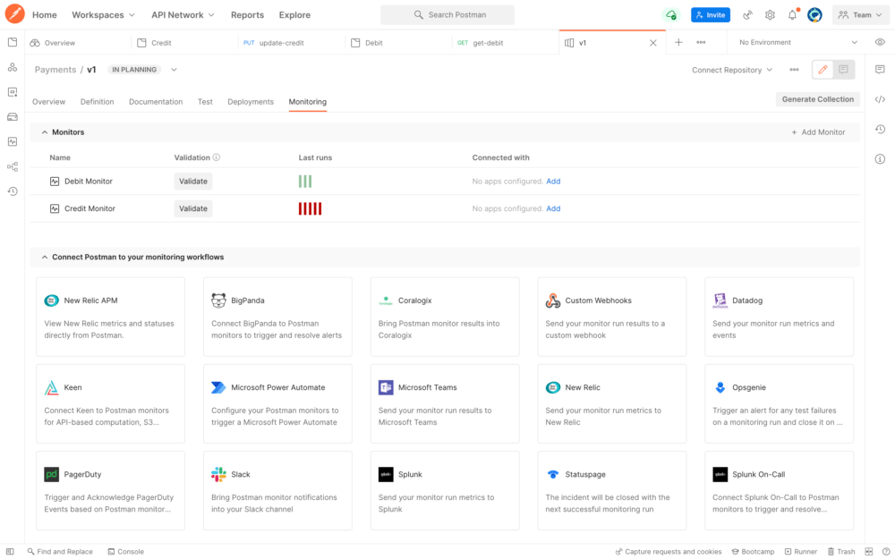 Integrated API Monitoring in Postman | Postman Blog